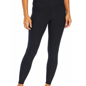 Orvis Womens Midweight High Rise Fleeced Lined Legging (Black, X-Small)