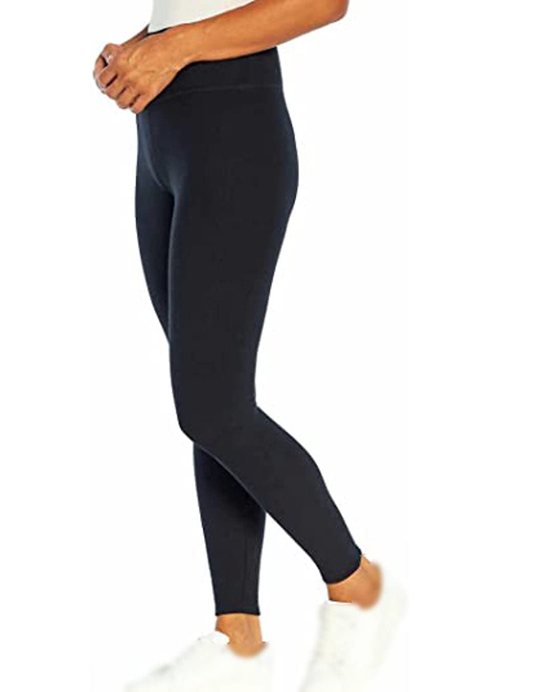 Orvis Womens Midweight High Rise Fleeced Lined Legging (Black, X-Small)