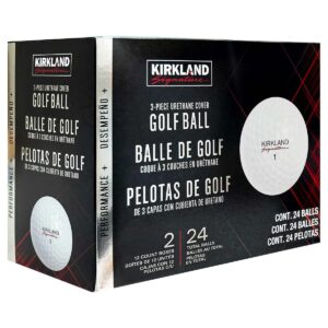 kirkland signature three-piece golf ball performance plus,urethane cover (24 count)