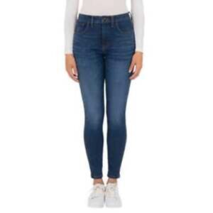 kirkland signature ladies high-rise skinny jean (blue, 4)