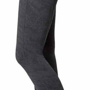 Mondetta Womens Midweight Brushed Jacquard Legging (Large, Black Combo)