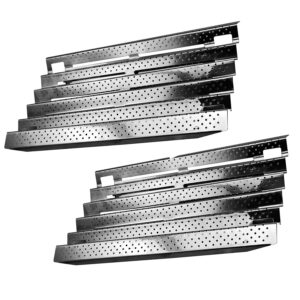 grill heat plates for select nexgrill 720-0193, 720-0289, 720-0432, 730-0289, costco 740-0712 kirkland gas models (2-pack)