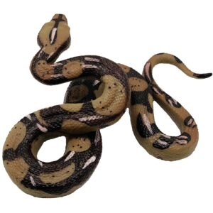 higherbros snake toys scary prank boa constrictor python animal figures gag gifts halloween decorations for children's animal figurines toys for home and garden decorating