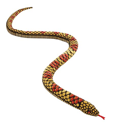 MUOVE Snake Stuffed Animal, Plush Large Snake Realistic Snake Toy, 110 inch Gifts for Kids