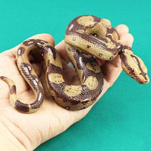 Amosfun High Simulation Python Model Toy Big Realistic Snake Halloween Tricky Creepy Prank Scary Snake Toy