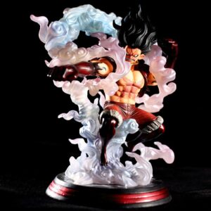 hewufo monkey d luffy gear 4 figure anime snake luffy pvc statue figures collection model toys