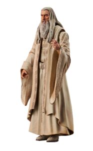 diamond select toys the lord of the rings: saruman action figure