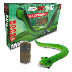 nature bound remote control snake with realistic full function radio control crawling action, green