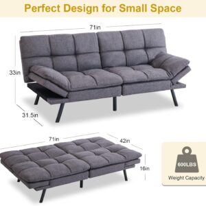 MUUEGM WXJ-Grey-267sofabed Sofabed, Medium, Grey-Update