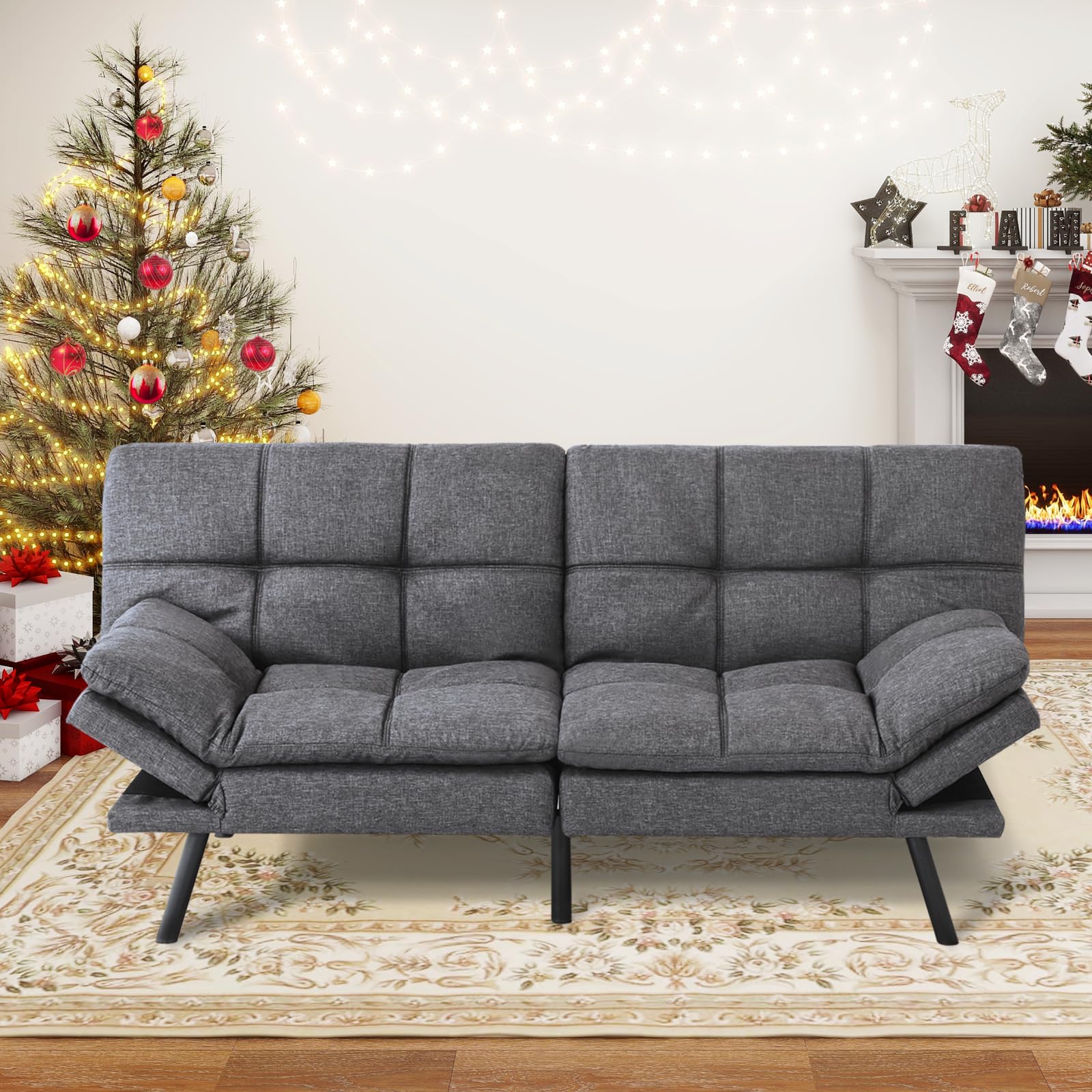 MUUEGM WXJ-Grey-267sofabed Sofabed, Medium, Grey-Update