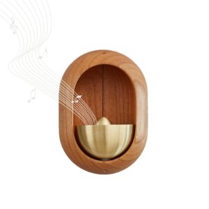 shopkeepers bell for door opening, door chime for business when entering, hanging bells for home office store door entry alert chime and decoration, magnetically-attached bells for door