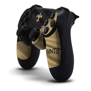 Skinit Decal Gaming skin compatible with PS4 Controller - Officially Licensed NFL New Orleans Saints Design