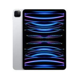 apple ipad pro 11-inch (4th generation): with m2 chip, liquid retina display, 2tb, wi-fi 6e, 12mp front/12mp and 10mp back cameras, face id, all-day battery life – silver