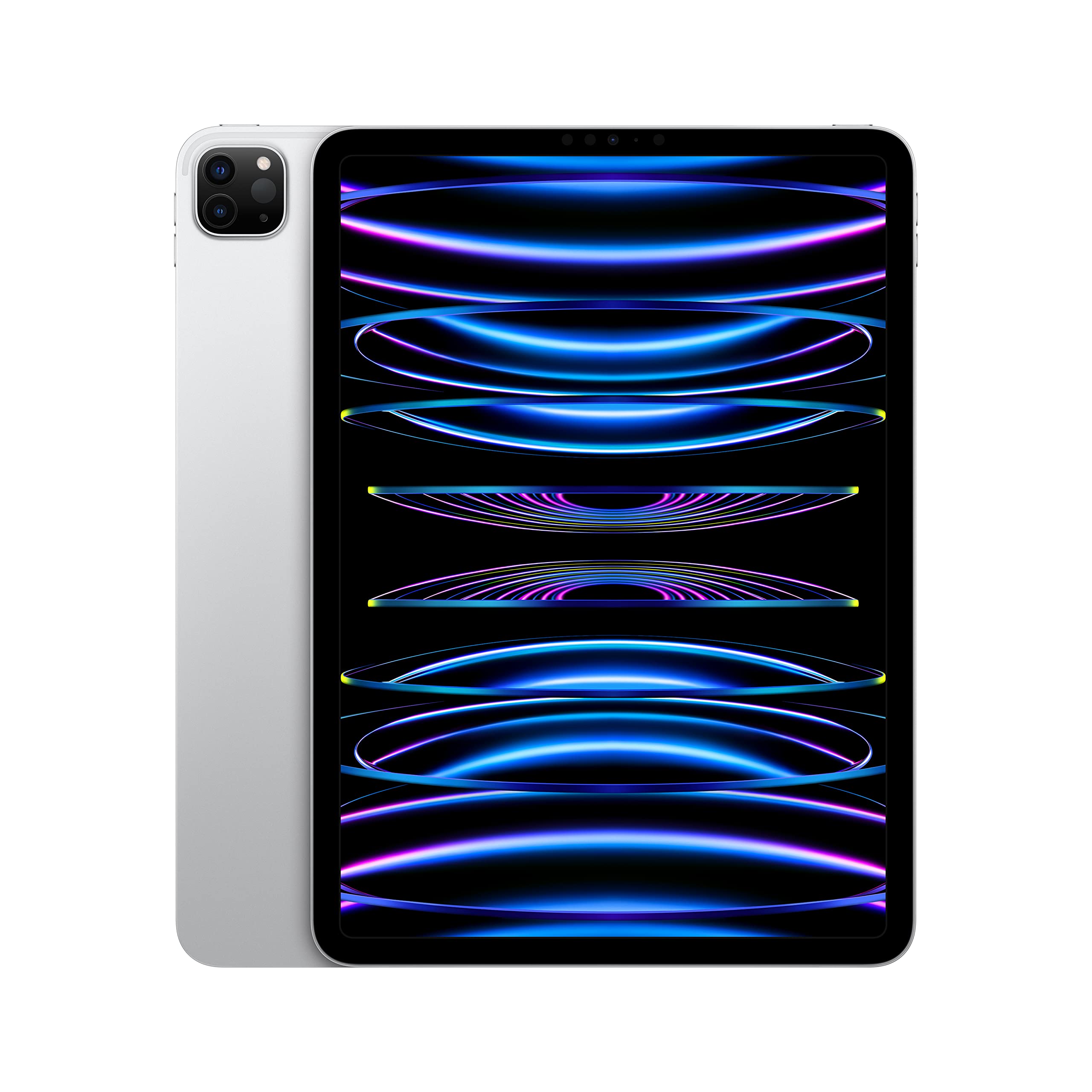 Apple iPad Pro 11-inch (4th generation): with M2 chip, Liquid Retina display, 2TB, Wi-Fi 6E, 12MP front/12MP and 10MP back cameras, Face ID, all-day battery life – Silver