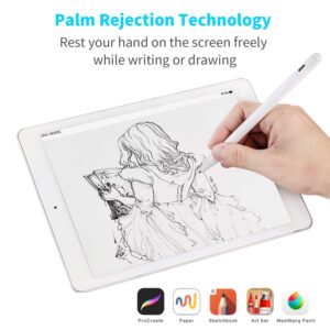 EDIVIA Stylus Pen for iPad Pro 12.9 Pencil Compatible with iPad 10th/9th/8th/7th/6th/Pro 12.9"/11", Air 5th/4th/3rd, Mini 6th/5th