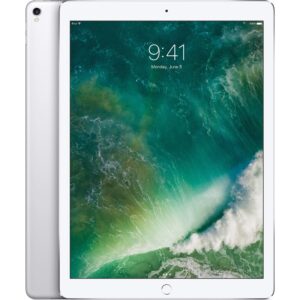 apple ipad pro 2nd 12.9in with wi-fi 2017 model, 256gb, silver (renewed)