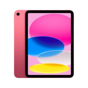 2022 apple ipad (10.9-inch, wi-fi, 64gb) - pink (renewed)