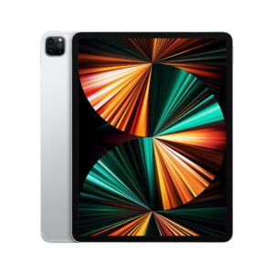 2021 apple ipad pro (12.9-inch, wi‑fi + cellular, 512gb) - silver (renewed)