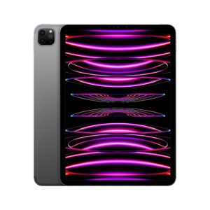 apple ipad pro 11-inch (4th generation): with m2 chip, liquid retina display, 128gb, wi-fi 6e + 5g cellular, 12mp front/12mp and 10mp back cameras, face id, all-day battery life – space gray