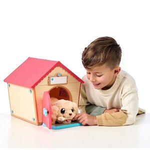 Little Live Pets My Puppy Interactive Plush Toy & Kennel. 25+ Sounds & Reactions. Name Your Puppy and Surprise! It Appears! Gifts for Kids Ages 5+