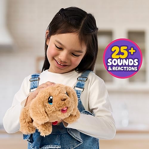 Little Live Pets My Puppy Interactive Plush Toy & Kennel. 25+ Sounds & Reactions. Name Your Puppy and Surprise! It Appears! Gifts for Kids Ages 5+