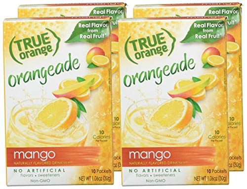 True Orange, Mango Orange Drink Mix, 10-count (Pack of 4)