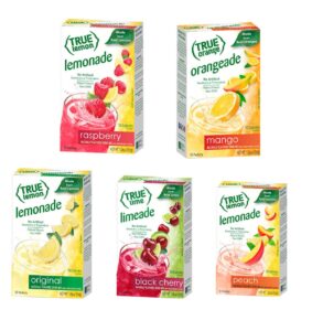 true lemon assorted beverage & lemonade drink mixes 10 ct 1.06oz(pack of 5)