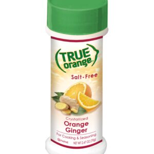 True Citrus True Orange Ginger Spice Blend, 2.47 oz Shaker with By The Cup Swivel Spoons