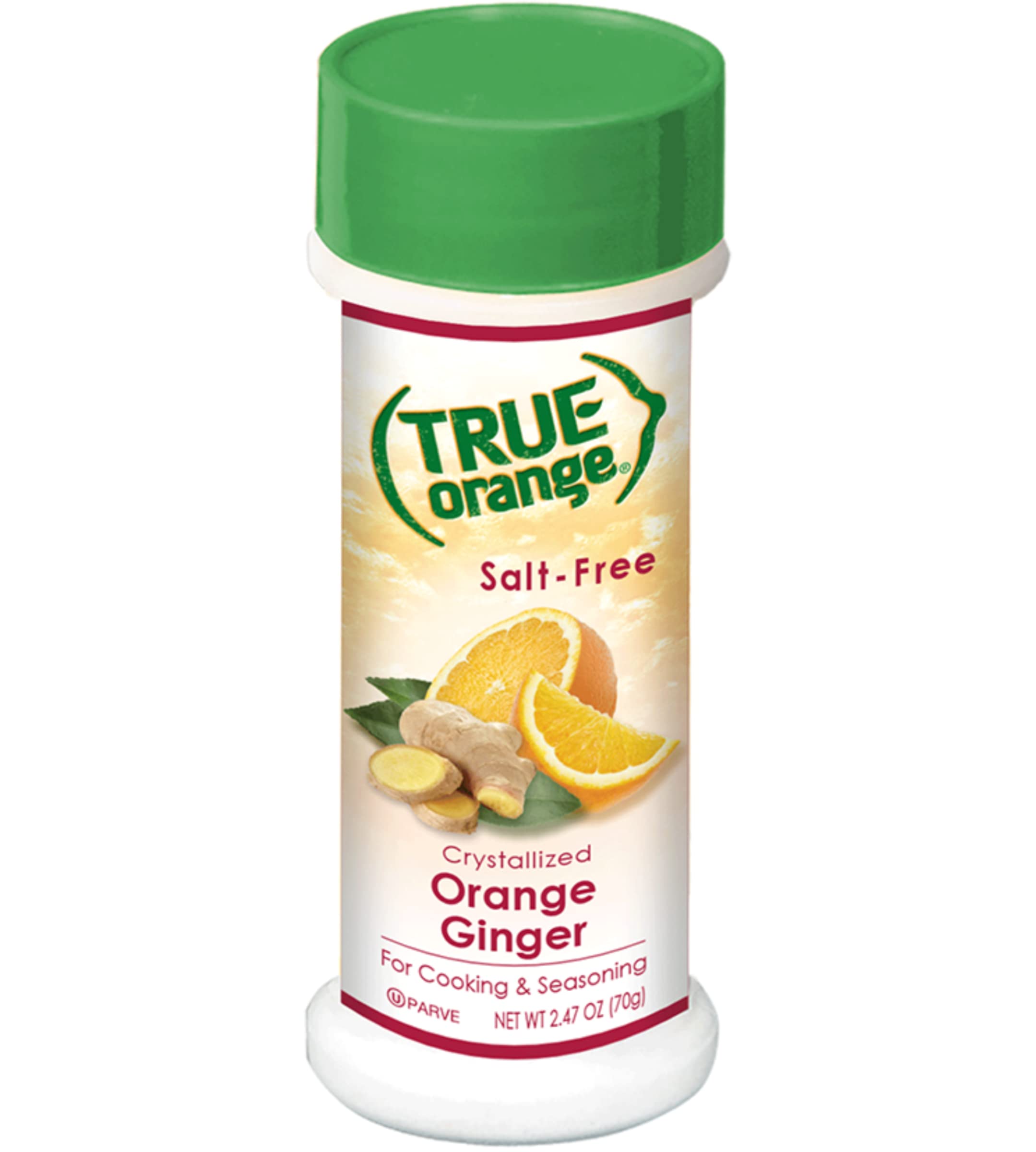 True Citrus True Orange Ginger Spice Blend, 2.47 oz Shaker with By The Cup Swivel Spoons