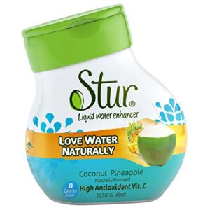 stur coconut water pineapple drink mix, 1.62 oz