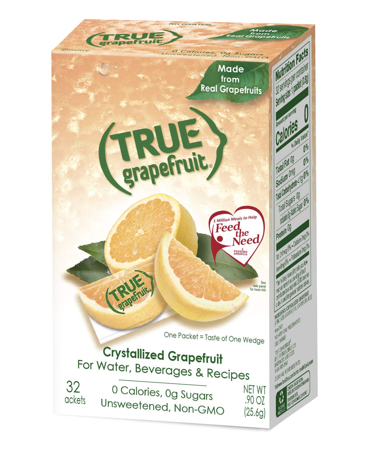 TRUE LIME and TRUE GRAPEFRUIT Water Enhancers (100 Count Lime + 32 Count Grapefruit)