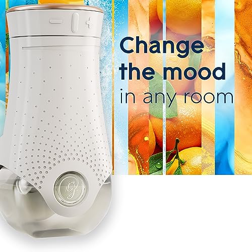 Glade PlugIns Refills Air Freshener Starter Kit, Scented and Essential Oils for Home and Bathroom, Coastal Sunshine Citrus, 4.02 Fl Oz, 2 Warmers + 6 Refills