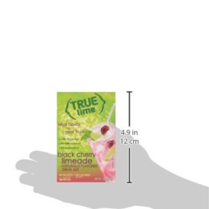 True Lime Black Cherry Limeade Drink Mix, 0.106 Ounce - 10 per pack -- 12 packs per case.