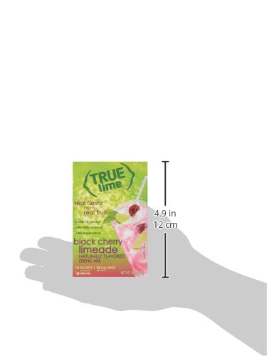 True Lime Black Cherry Limeade Drink Mix, 0.106 Ounce - 10 per pack -- 12 packs per case.