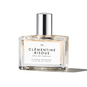 le monde gourmand clémentine bisous eau de parfum - 1 fl oz (30 ml) - floral, citrus, fruity fragrance notes