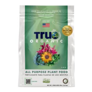 true organic all purpose plant food granular fertilizer 8 lbs - cdfa, omri listed for organic gardening npk 5-4-5