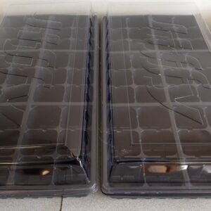 Seed Germination Kit, 2 Seed Trays, 72 Large Cells, 2 Dome Lids