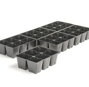 Seed Germination Kit, 2 Seed Trays, 72 Large Cells, 2 Dome Lids