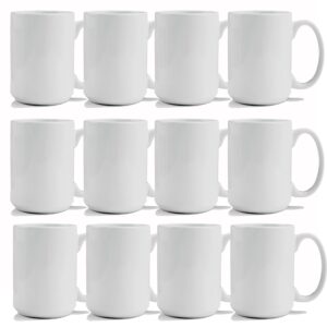 tanglong sublimation mugs,sublimation mugs blank,sublimation mugs 15 oz,sublimation coffee mugs,bulk mugs for coffee,latte,hot cocoa set of 12