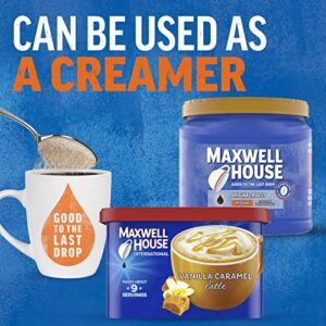 Maxwell House International Vanilla Caramel Latte Café-Style Instant Coffee Beverage Mix (8.7 oz Canister)