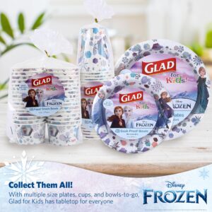 Glad for Kids Disney Frozen 16oz Clear Plastic Cups | Disney Frozen Plastic Cups, Kids Snack Cups | Kid-Friendly Plastic Cups for Everyday Use, 16oz Plastic Cups 36 Ct