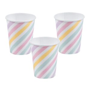 fun express - unicorn sparkle cup (9oz) for birthday - party supplies - licensed tableware - licensed cups - birthday - 8 pieces