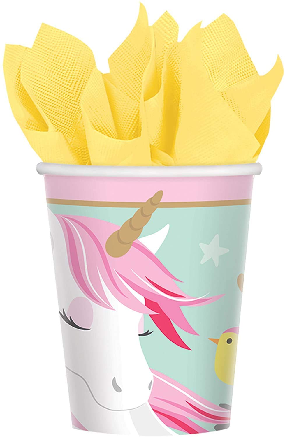 amscan Paper Party Cups | Magical Unicorn Tableware Collection | 9 oz | 8 Pcs.