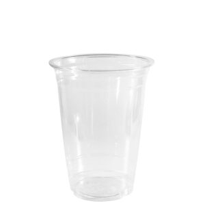 Clear Plastic Disposable Cups | 14 oz Cups, 500 Pack | Crystal Clear PET Cup | Cold Smoothie | Iced Coffee Go Cups | Ideal for Coffee, Parfait, Juice, Soda, Cocktail, Party Cups (14oz, 500 count)