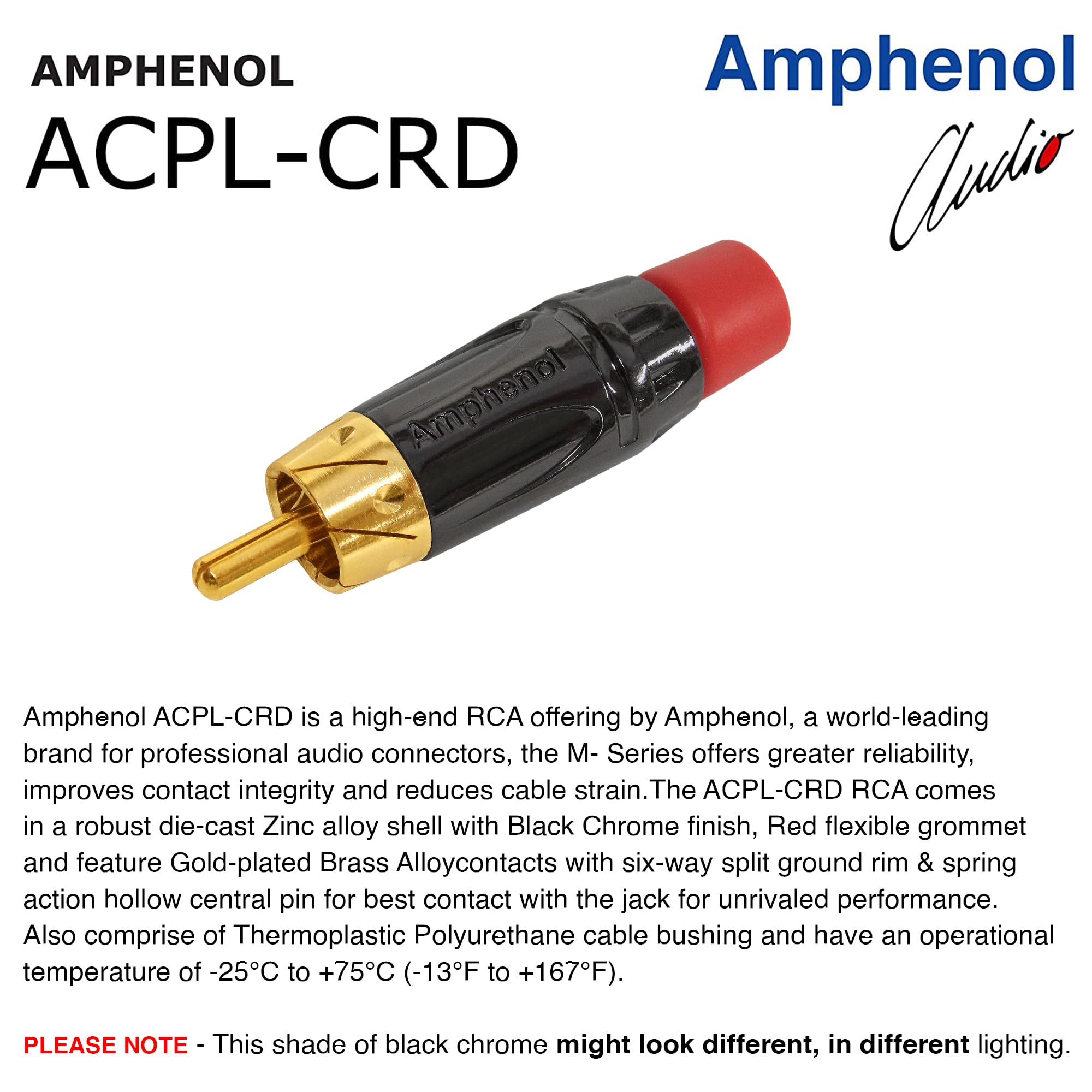 WORLDS BEST CABLES 4 Foot - RCA to XLR (Male) Cable Pair - Canare L-4E6S Star-Quad Audio Interconnect Cable & Amphenol ACPL RCA & Neutrik Male XLR Gold Plugs - CUSTOM MADE