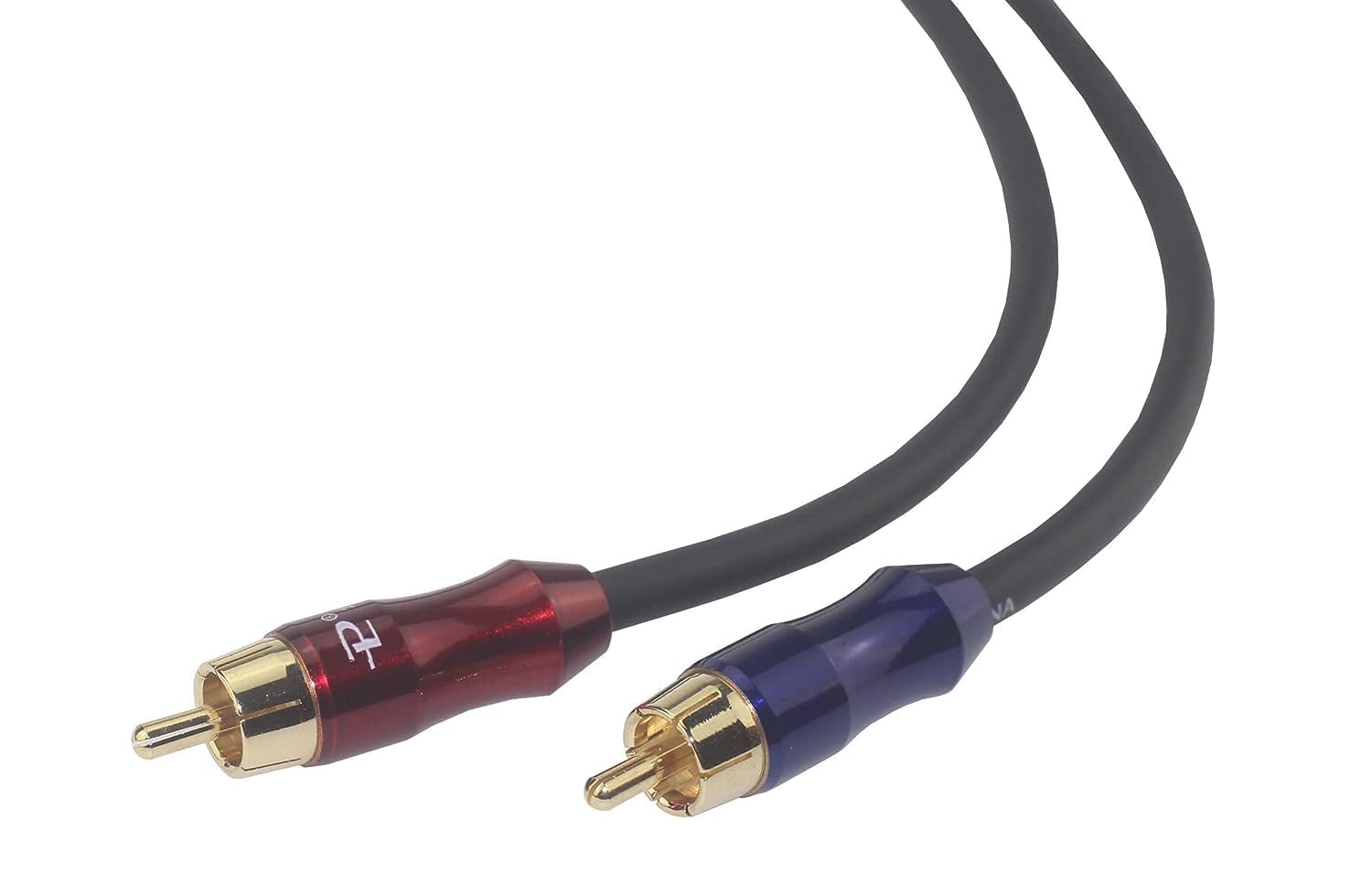 VKheroKV Wv-rcato2/rcakite-05 RCA Stereo Plug Male to Dual RCA Stereo Plug Male 1 Input 2 Output Stereo Audio Splitter Cable/Gold Plated Plug / 4n OFC Pure Copper Wire (6.5FT (200CM))