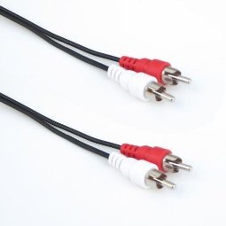 RiteAV 3ft RCA to RCA Cable Audio AV Short Cables 2-RCA Male to 2-RCA Male M/M (3 feet) for Subwoofer VCR Stereo