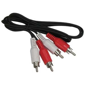 RiteAV 3ft RCA to RCA Cable Audio AV Short Cables 2-RCA Male to 2-RCA Male M/M (3 feet) for Subwoofer VCR Stereo