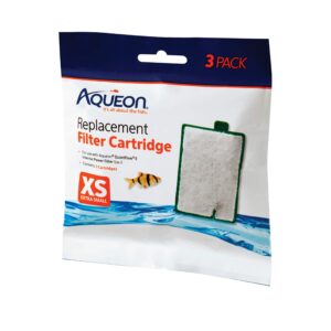 aqueon aquarium fish tank replacement filter cartridges extra small - 3 pack