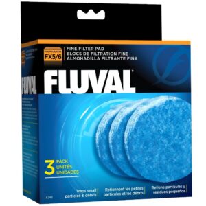 fluval fx5 fine filter polishing pad - 3-pack, small breeds